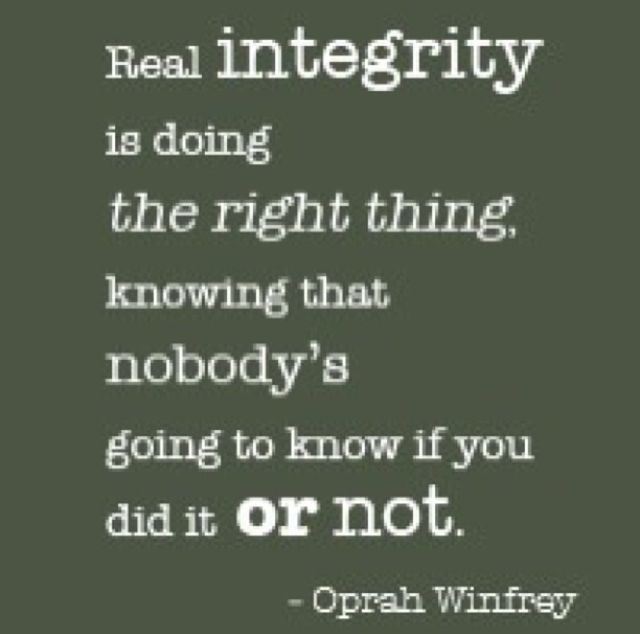 Integrity Quotes Tumblr