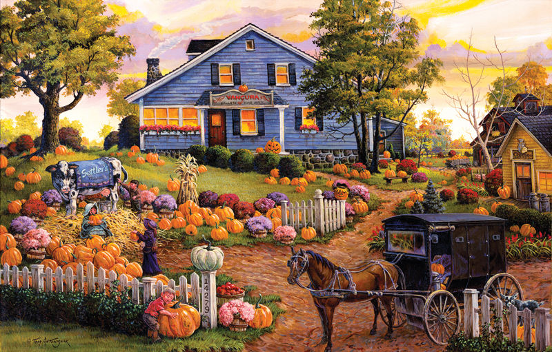 Fall Farm Scenery