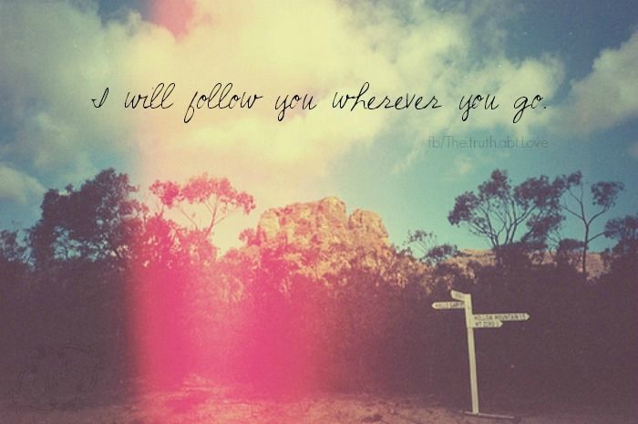 Anywhere I Would Have Followed You