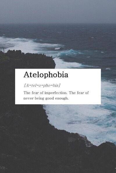 Atelophobia Definition
