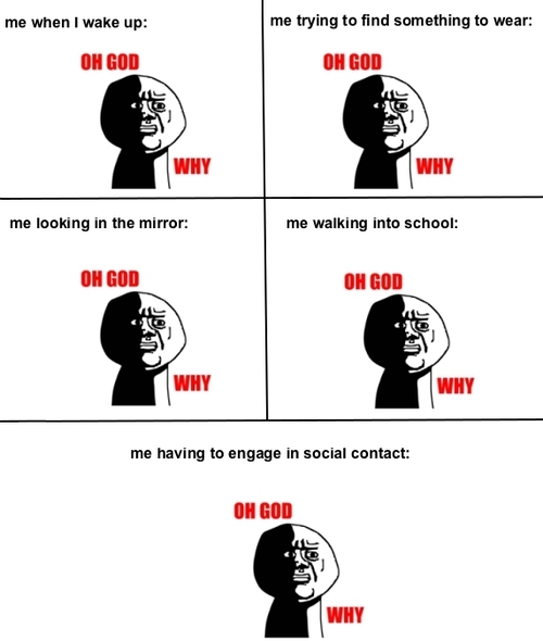 Oh God Why Meme Face