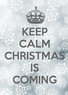 Keep Calm Santa Is Coming