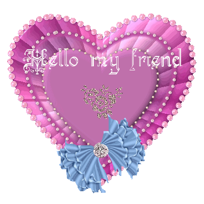 Hello My Friend With Hearts