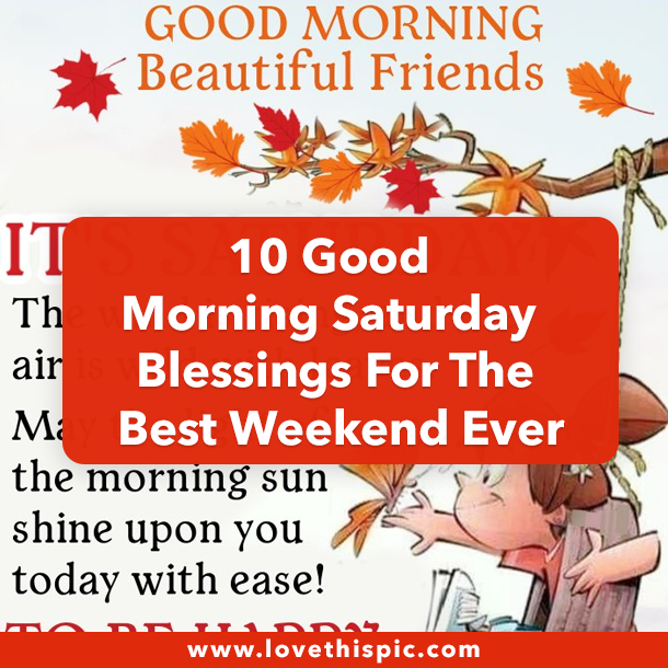 Good Morning Saturday