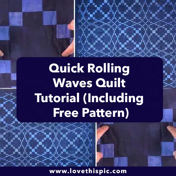 Rolling Waves Quilt Pattern